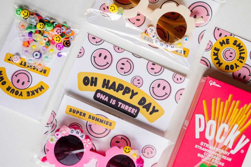 Pink Smiley Face Birthday Party | Abbott Abode