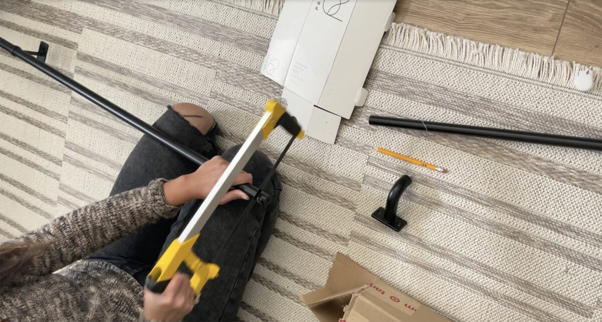 How to DIY an Extra Long Curtain Rod (with Diagram) | Abbott Abode